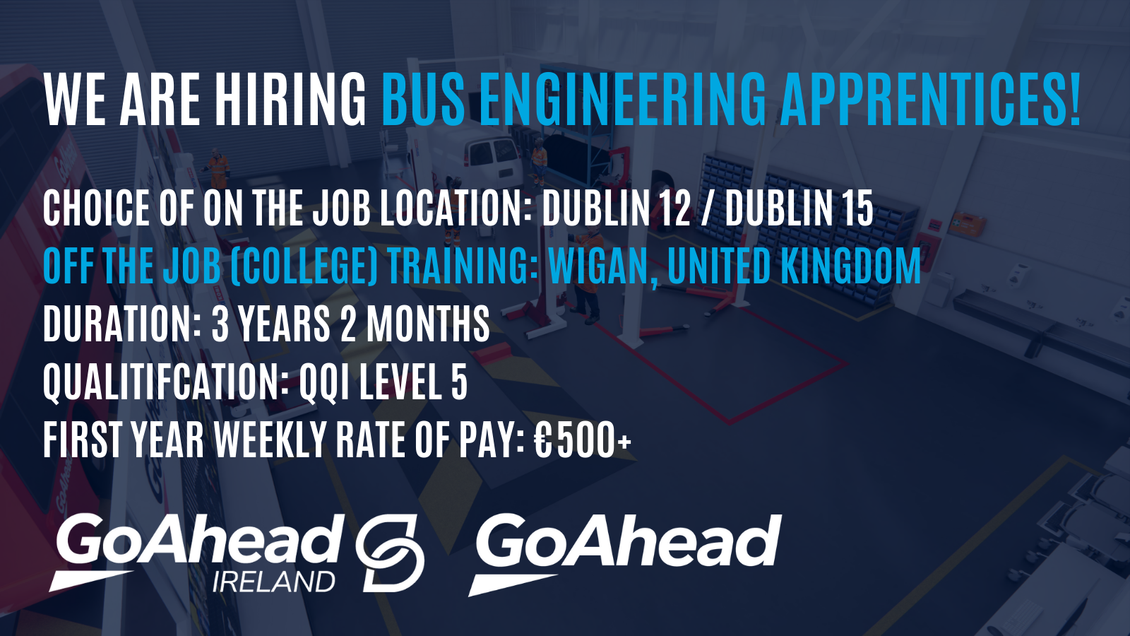 Bus Engineering Apprenticeships at Go-Ahead Ireland - Go Ahead Ireland